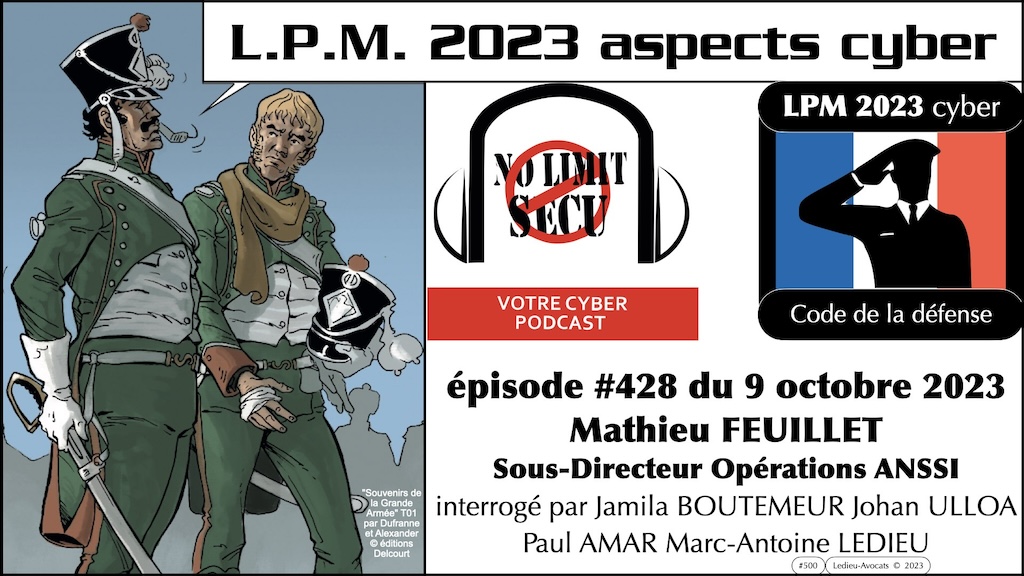 la LPM 2023 expliquée par Mathieu FEUILLET SDO de l'ANSSI